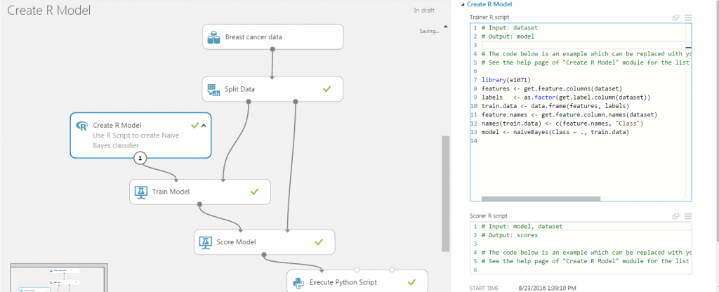 How to evaluate R models in Azure Machine Learning Studio - Nodalpoint